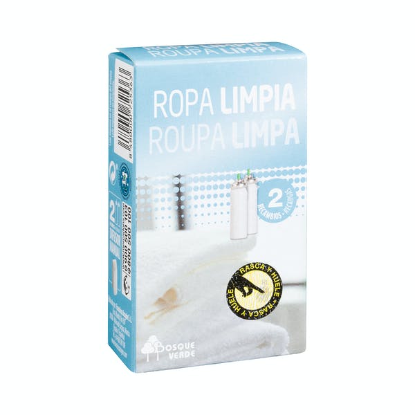 Ambientador mini spray ropa limpia Bosque Verde -【2025】